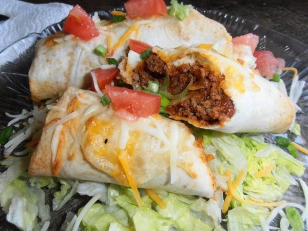 Baked Beef Chimichangas - Foodgasm Recipes