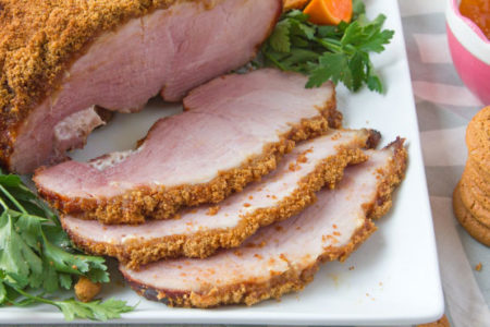 Gingersnap Crusted Ham - Delicious Beyond Belief - Foodgasm Recipes